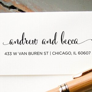 Pre Inked Address Stamp, Custom Stamp, Custom Rubber Stamp, Custom ...