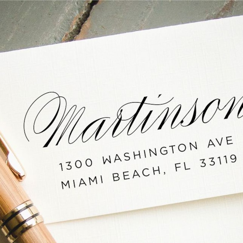 Calligraphy Stamp - Etsy