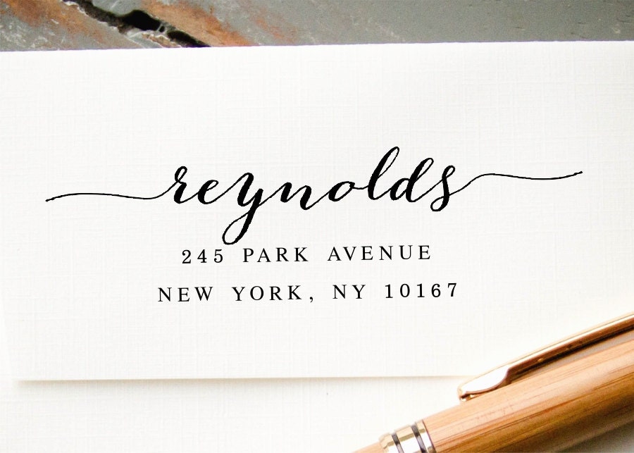 Custom Self-Inking Address Stamp Personalized Return Address | Etsy