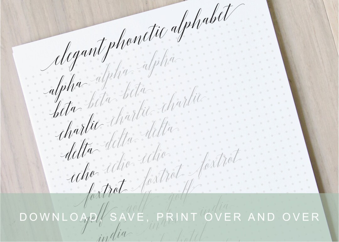 Intermediate Elegant Modern Calligraphy Worksheets, Calligraphy ...