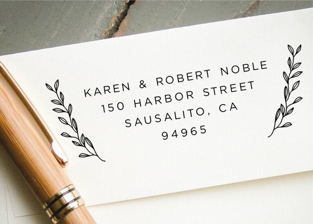 Self Inking Stamp, Custom Stamp, Return Address Stamp, Personalized ...