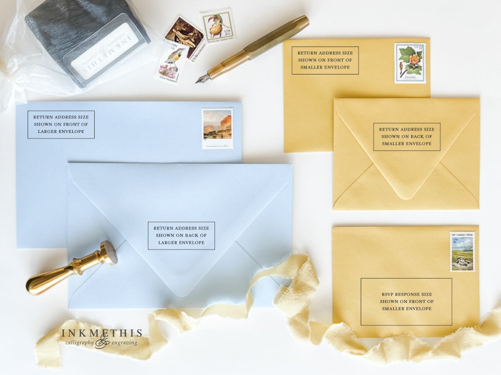 Custom Self-inking Address Stamp, Personalized Return Address Stamp ...