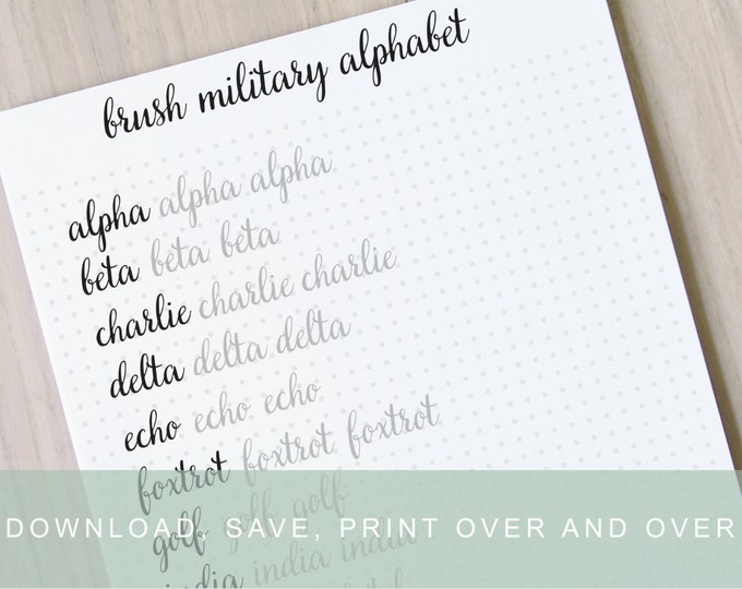 Basic Modern Calligraphy Practice Sheets by @theinkyhand -- Uppercase ...