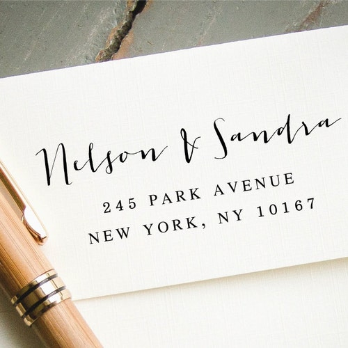 Custom Return Address Stamp Personalized Address Stamp - Etsy
