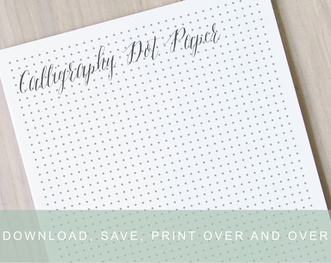 Light Gray Dot Paper, Printable Calligraphy Practice Paper, Electronic Paper, Dot Paper for ...