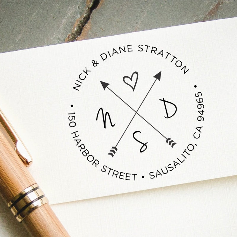 Arrow Rubber Stamp - Etsy