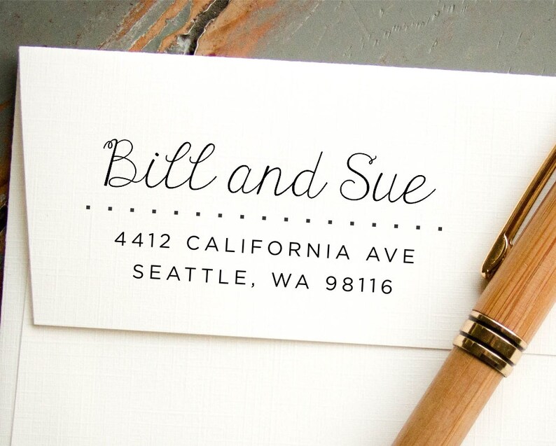 Self Inking Return Address Stamp Custom Address Stamp Custom - Etsy
