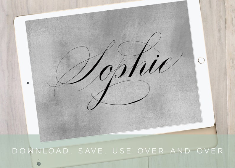 Sophie Procreate Calligraphy Brush: Modern Lettering (installable Brush ...