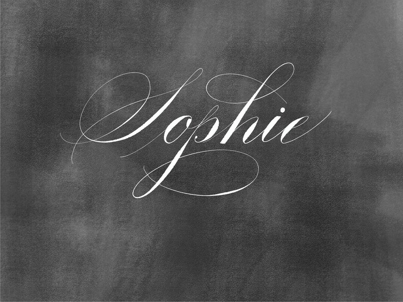 Sophie Procreate Calligraphy Brush: Modern Lettering (installable Brush ...