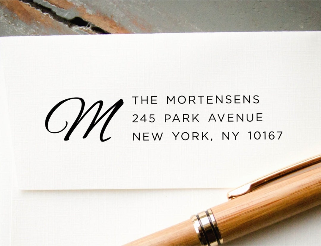 Self Inking Address Stamp, Custom Stamp, Personalized Stamp, Return ...