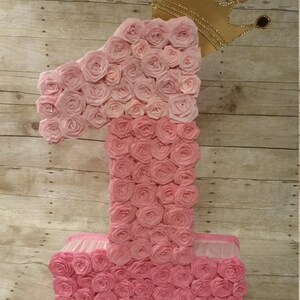Number One Pinata ,gold and Pink Pinata, Gold Party, Number Pinata ...