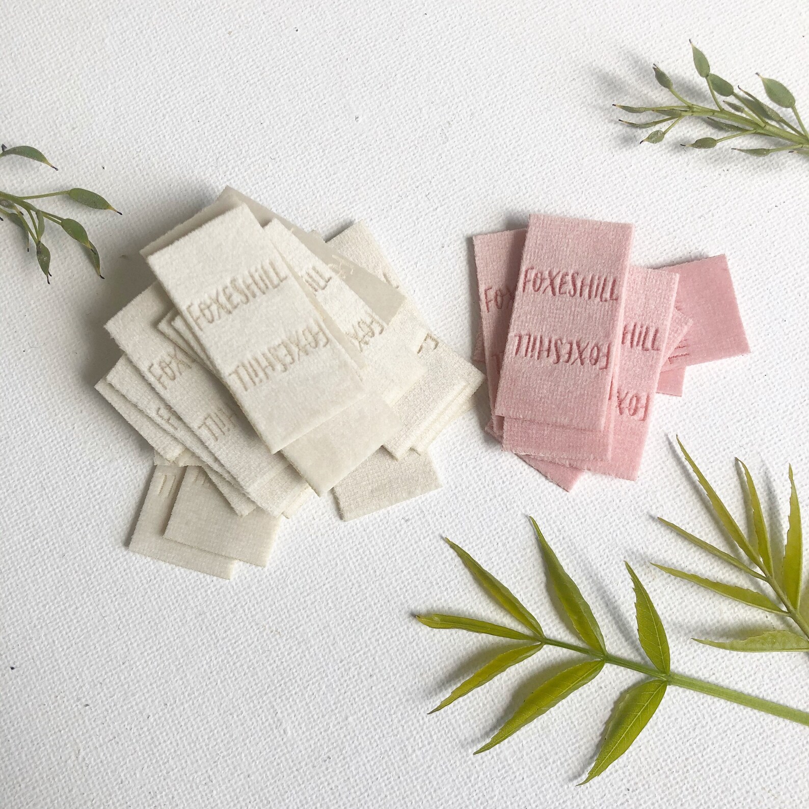 Lux Velvet Customizable Fold-over Labels 0.75 X - Etsy