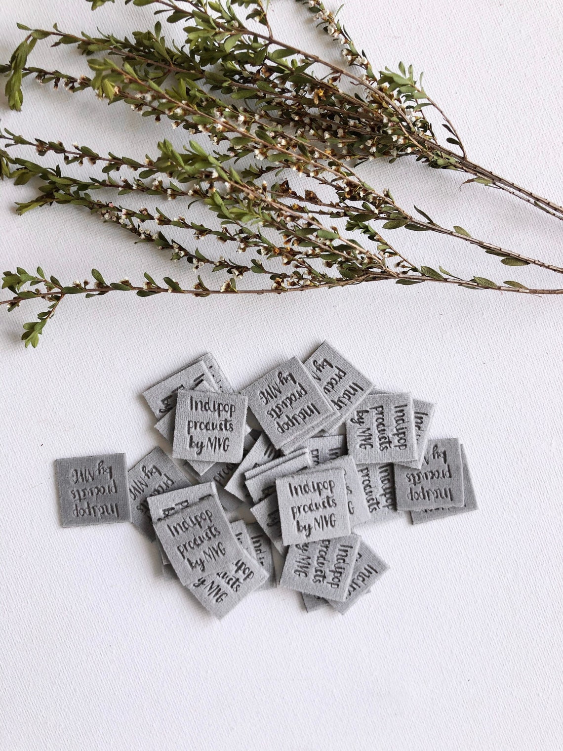 Square Lux Velvet Custom Labels 2cm X 2cm | Etsy