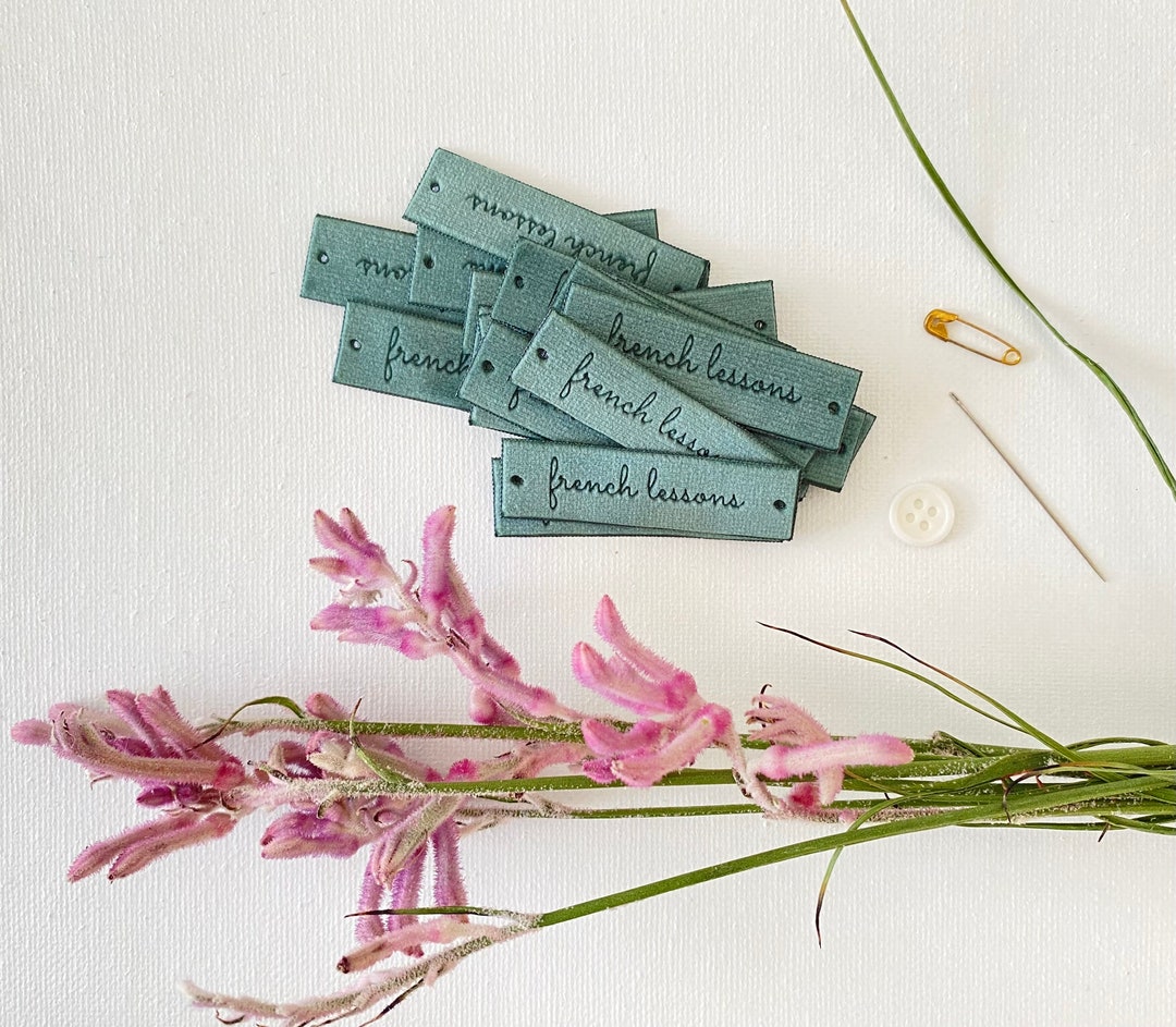 Lux Velvet Custom Labels - 2" X 0.5" - Etsy