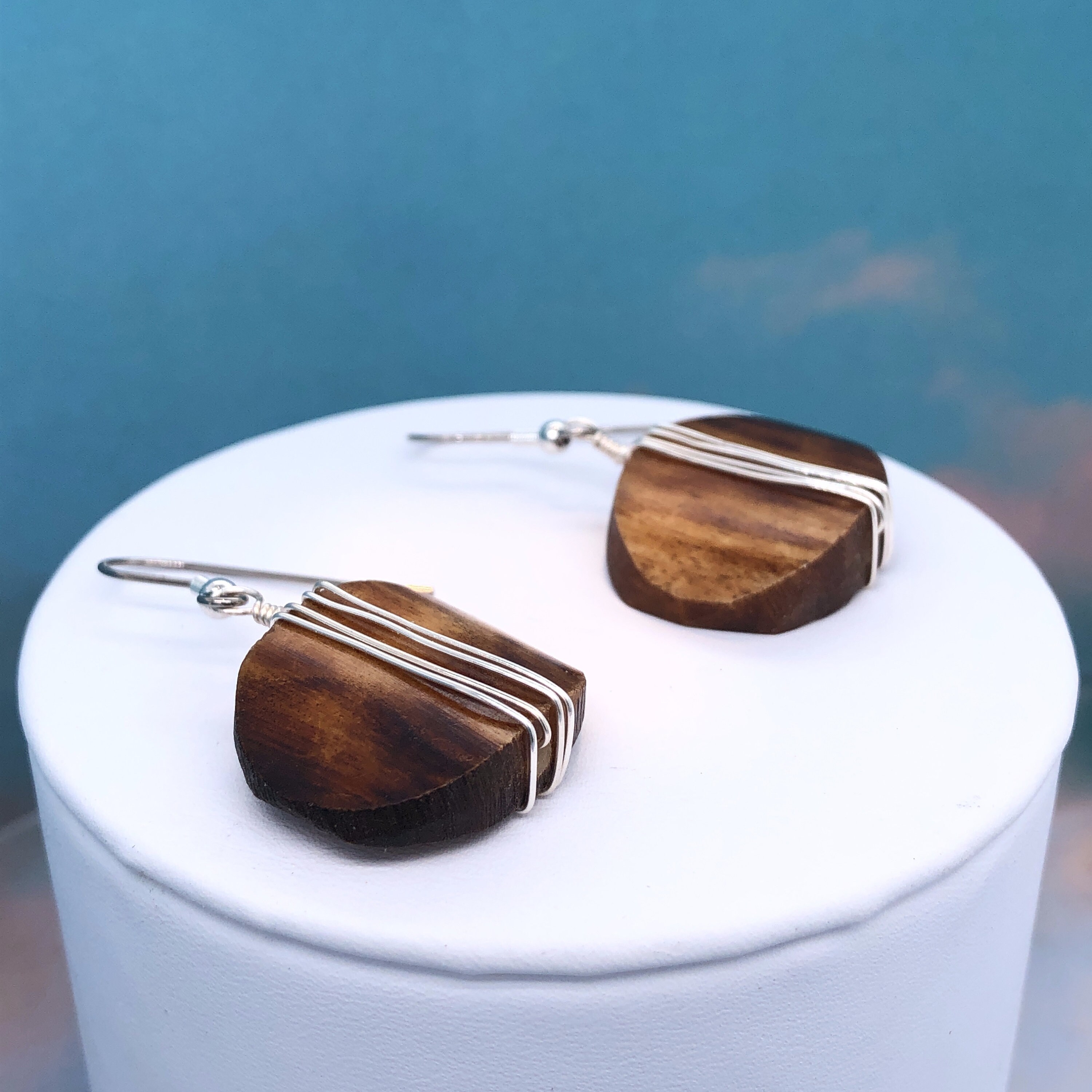 Camel Bone Earring, Bone Earrings, Wire Wrapped Camel Bone Earrings ...