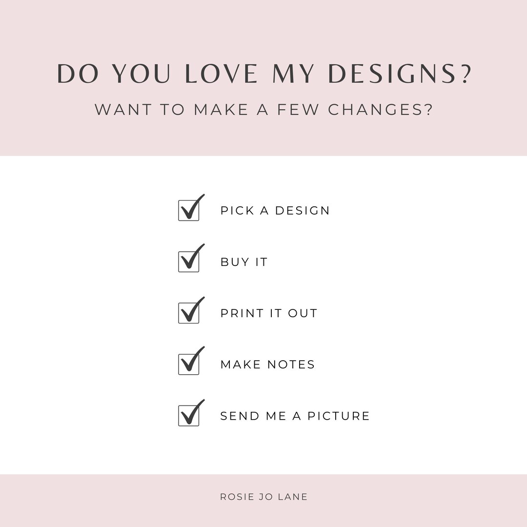 Custom Printable, You Design, Fillable PDF, Checklist, Task Schedule ...