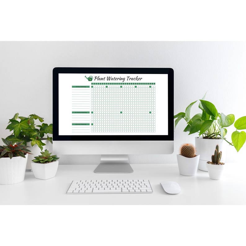 30 Day Plant Watering Tracker: Keep Your Plants Alive and Thriving ...