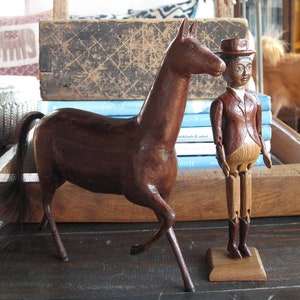 Antique Inspired Primitive Folk Art Limberjack Jig Jigger Minstrel ...