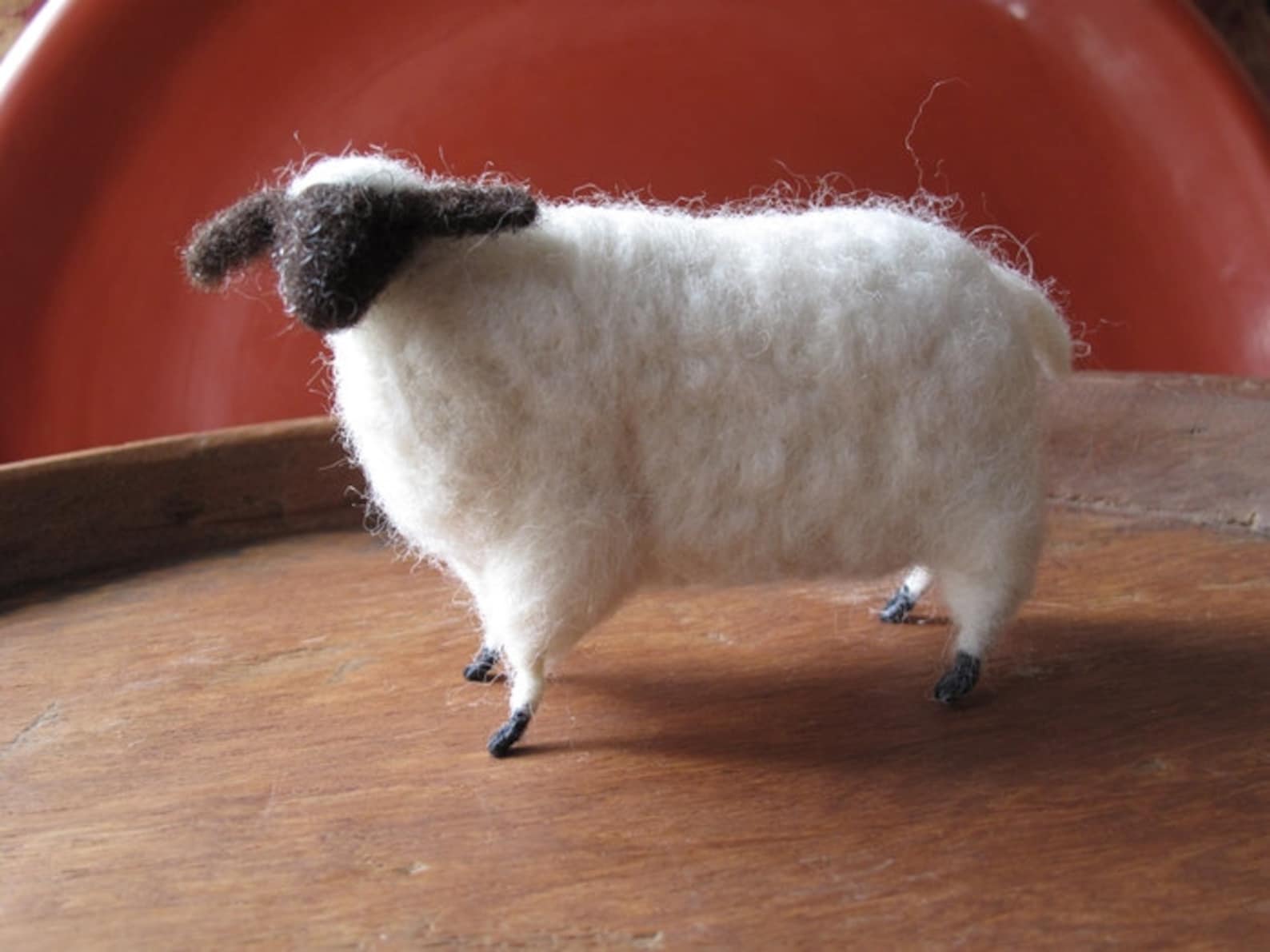 Ready to Ship Primitive Needle Felted Wool Sheep Lamb Ewe - Etsy