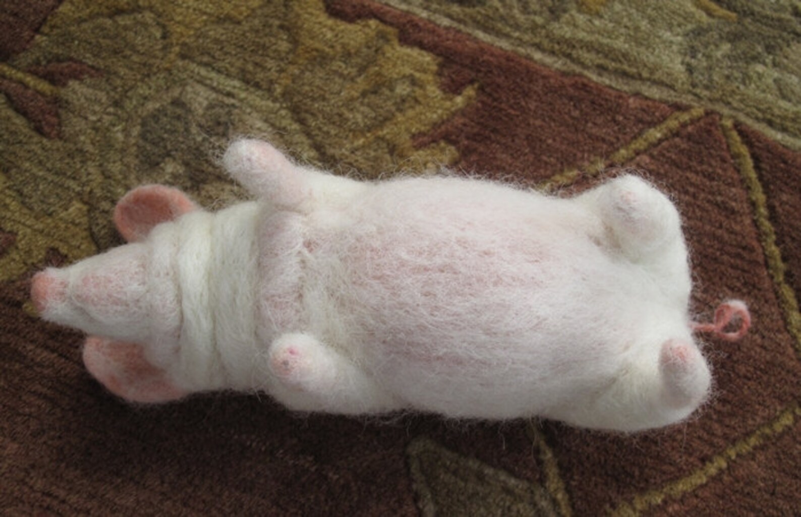 Needle Felted Wool Pig Hog - Etsy