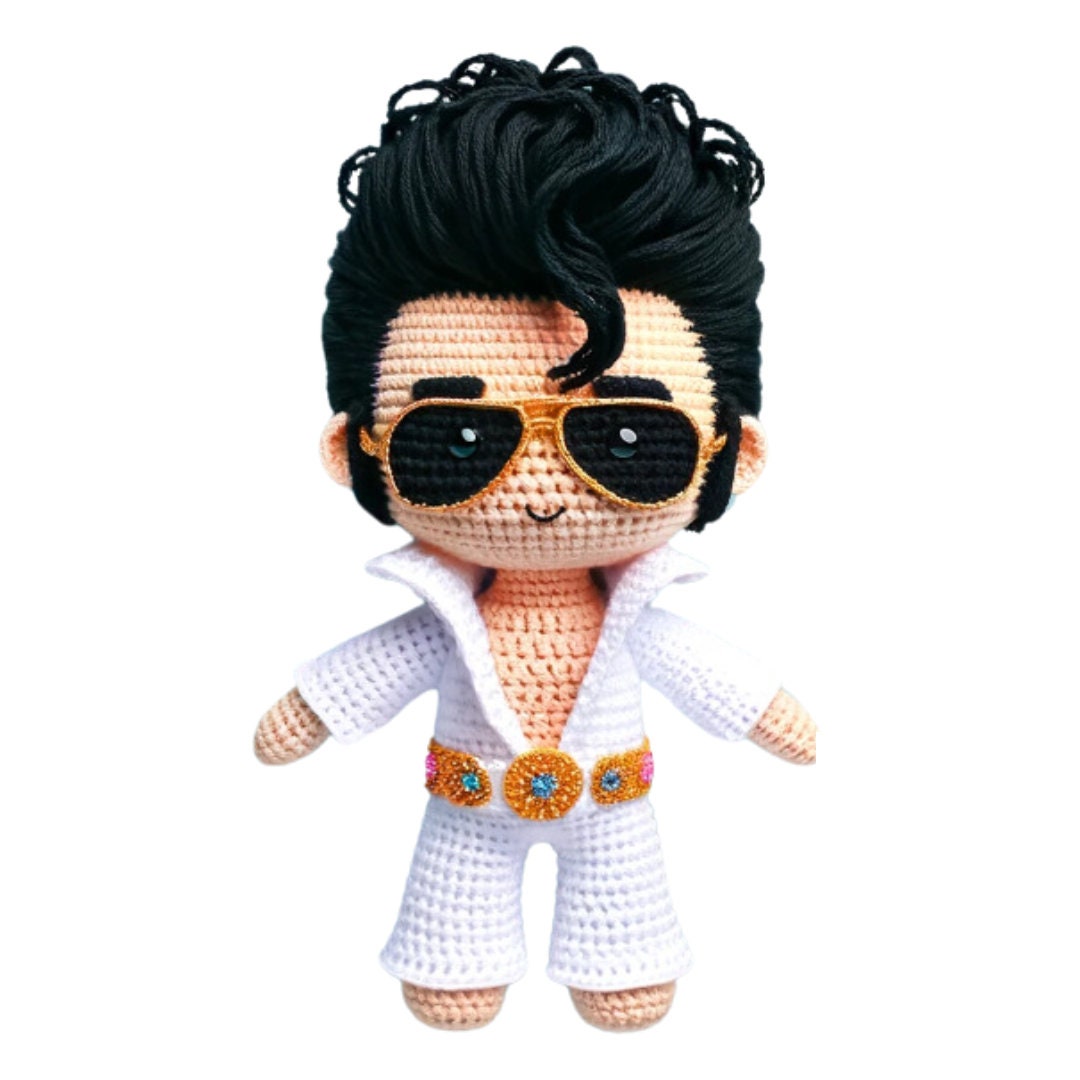 Classic Elvis Amigurumi Crochet Pattern PDF - Etsy