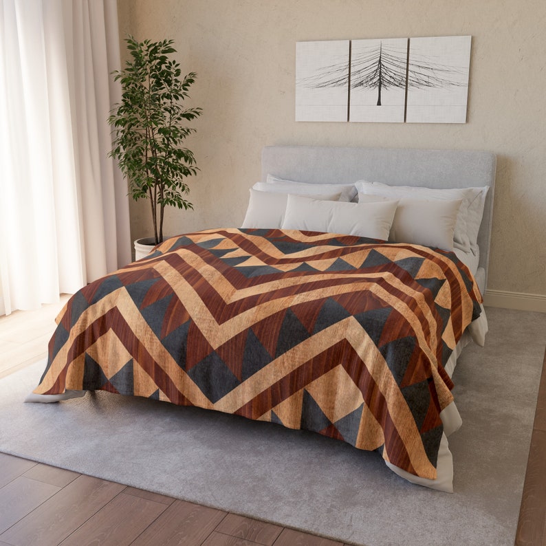 Rustic Tribal Aztec Throw Blanket - Etsy