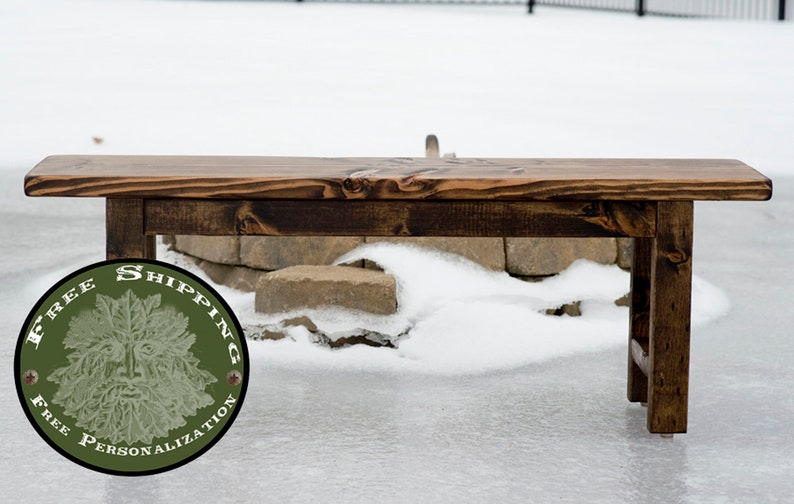 Rustic Bench Dining Bench Farmhouse Bench Wooden Bench - Etsy