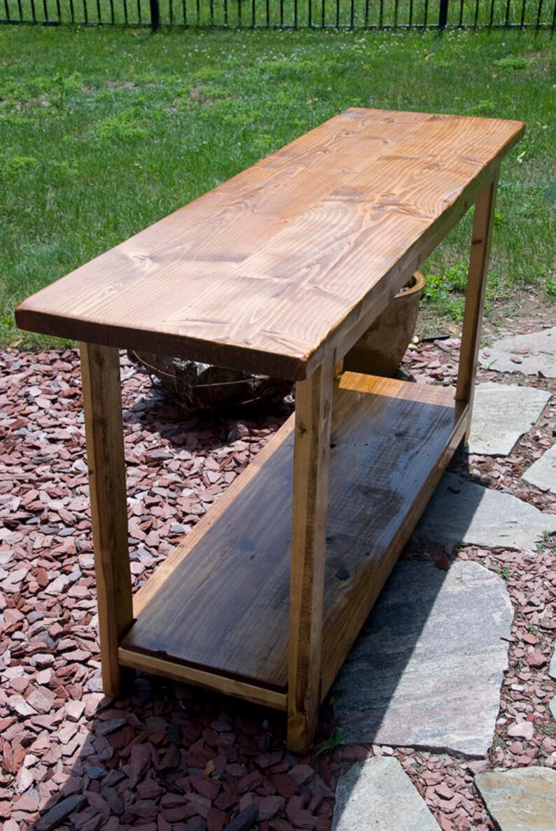 Sofa Table Entry Table Tall Table Rustic Table Reclaimed - Etsy