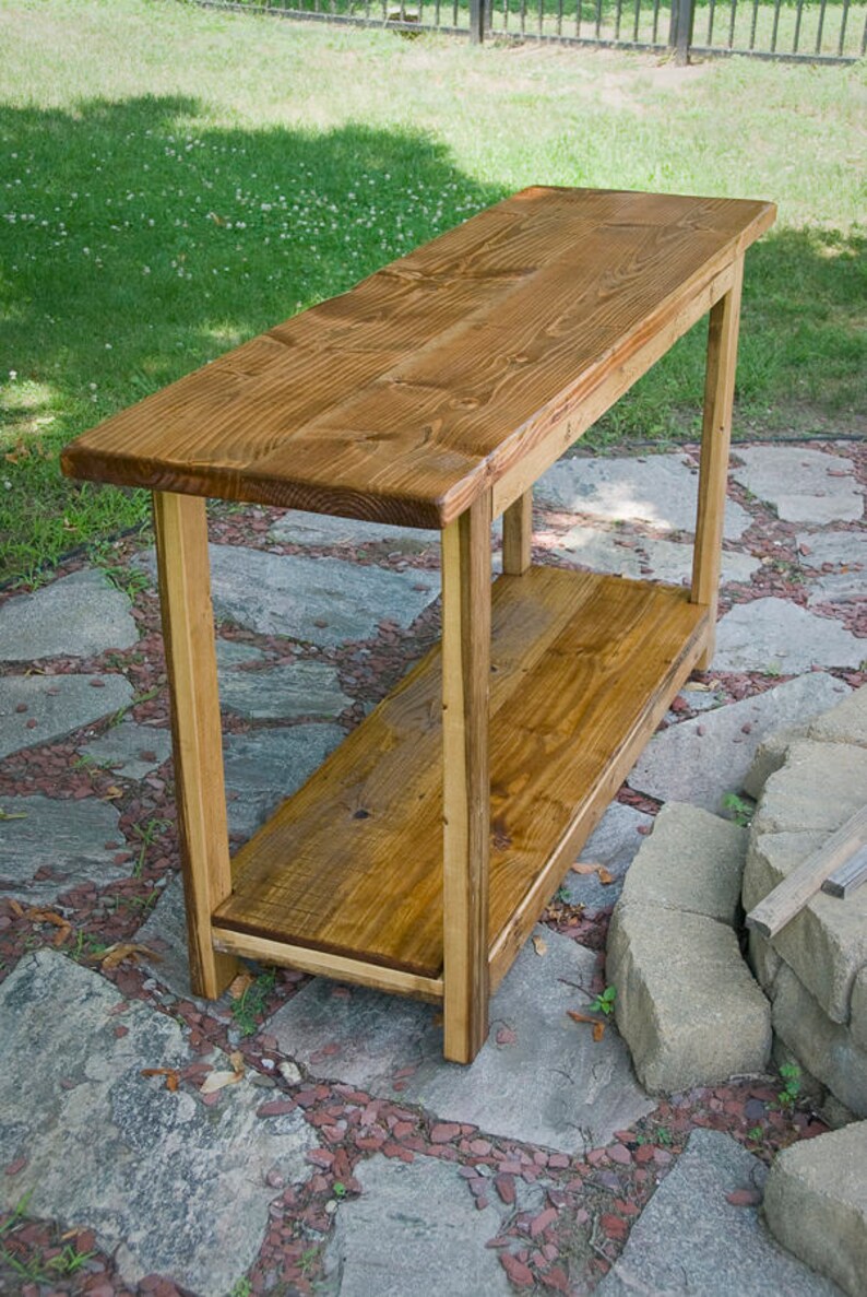 Sofa Table Entry Table Tall Table Rustic Table Reclaimed - Etsy