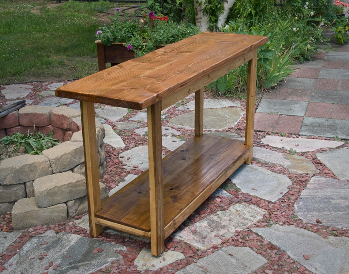 Sofa Table Entry Table Tall Table Rustic Table Reclaimed - Etsy