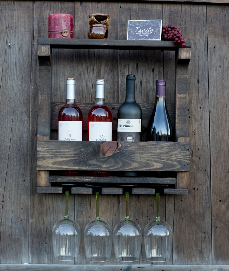 Wedding Gift / Personalized Gift / Wine Rack / Pallet Wine | Etsy