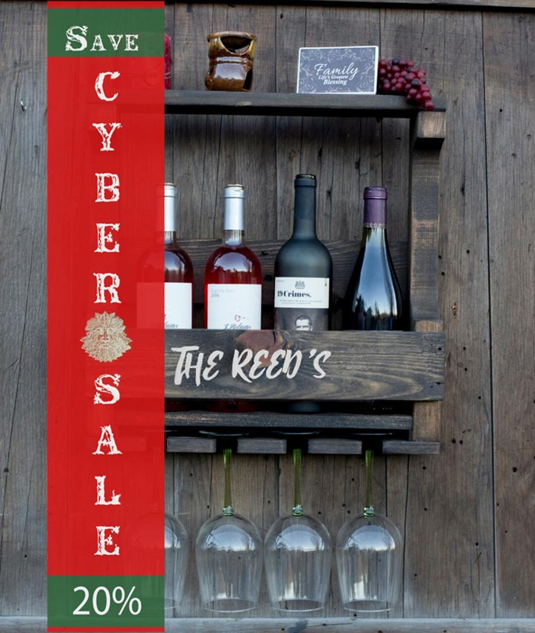 Rustic Wine Rack, Handmade Wine Rack, Pallet Wine Rack, Wedding Gift ...