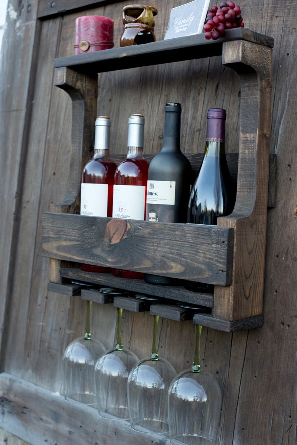 Rustic Wine Rack Handmade Wine Rack Pallet Wine Rack | Etsy