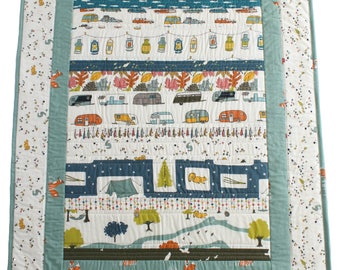 Baby Quilts Handmade Woodland Nursery Personalized Blanket