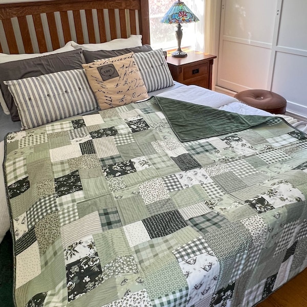 Green Patchwork - Etsy