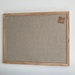 Oak Framed Fabric Pinboard | Finished With Wax | Narrow Framed Pin ...