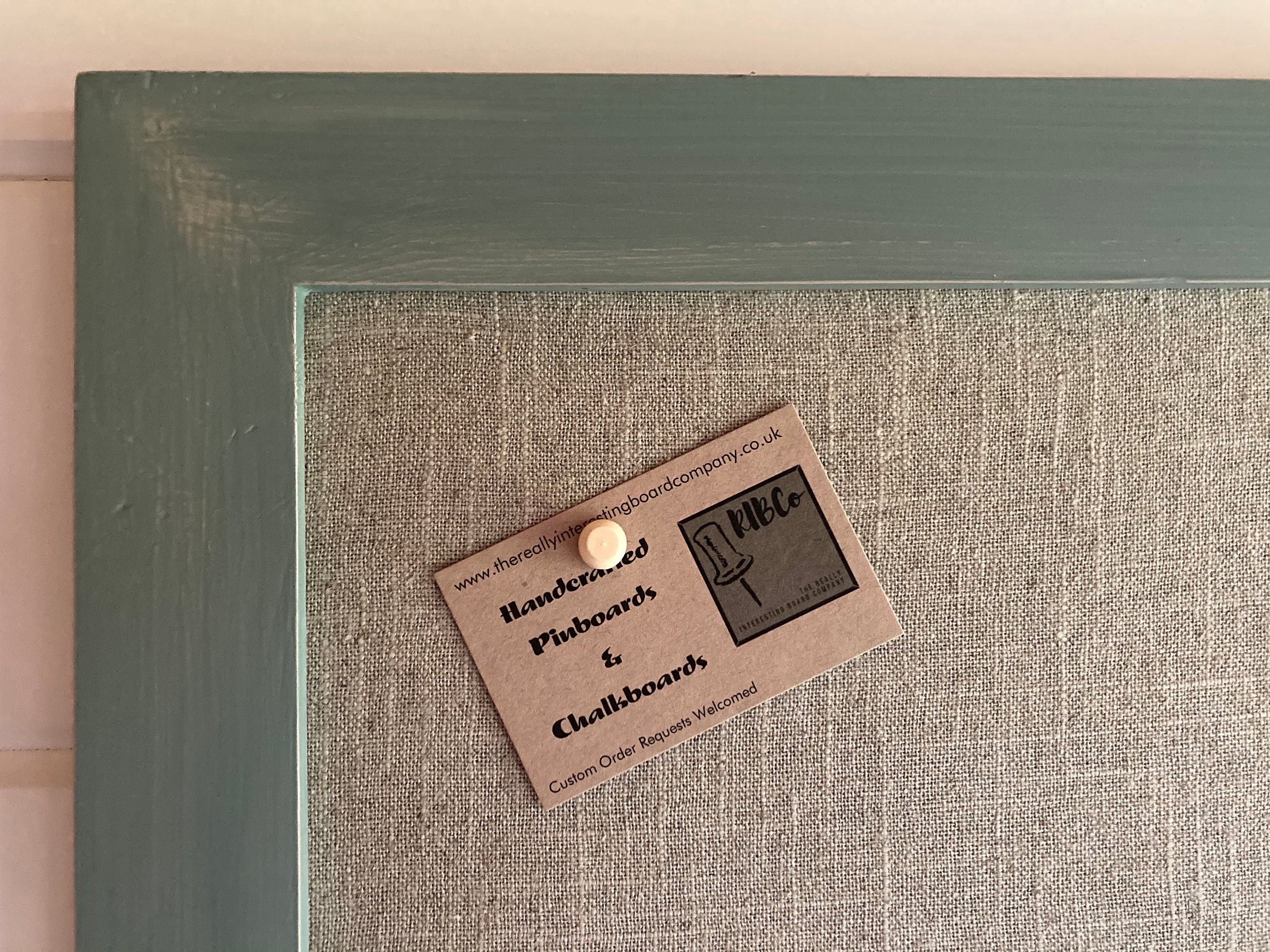 Extra Large Noticeboard Blue Pinboard Chalkboard Hooks Letter - Etsy UK