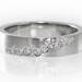 Unique Diamond Wedding Band, Flush Set Diamond Ring, Simple ...
