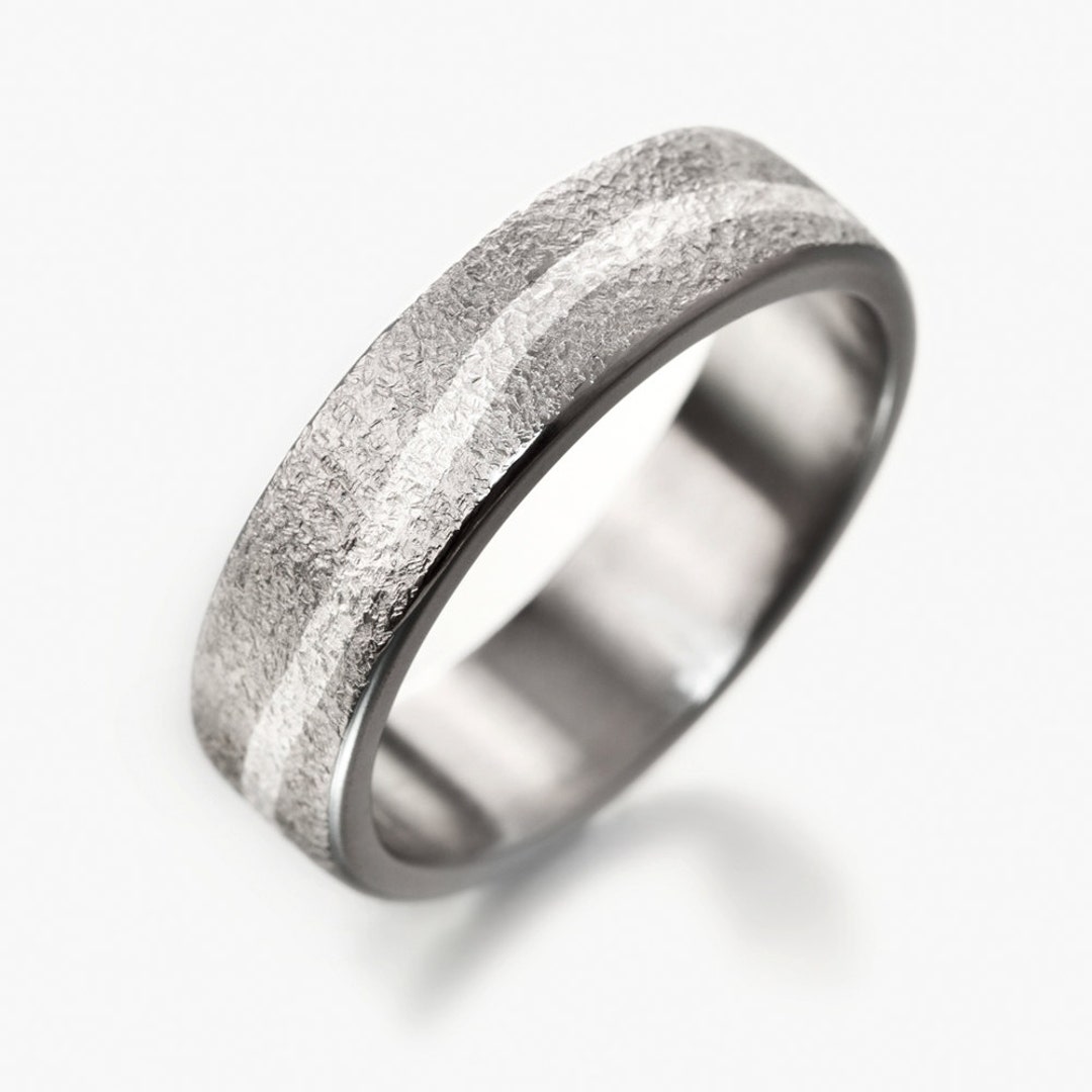 His Modern Ring, His Her Wedding Ring, Strong Wedding Ring, His Her ...