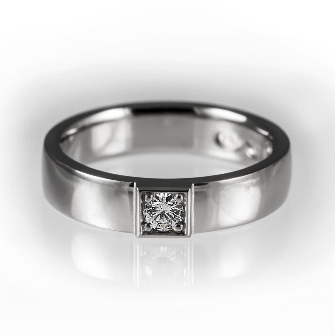 Dainty Princess Cut, Simple Princess Cut, Dainty Princess Ring ...