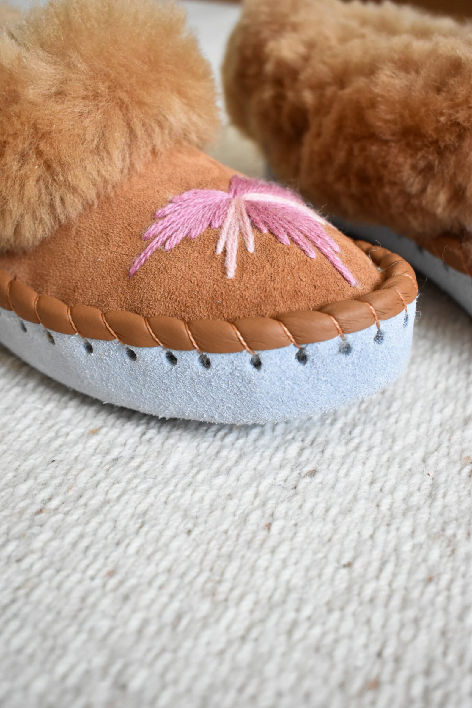 Women's Sheepskin Moccasins Slippers - Vivi - Etsy