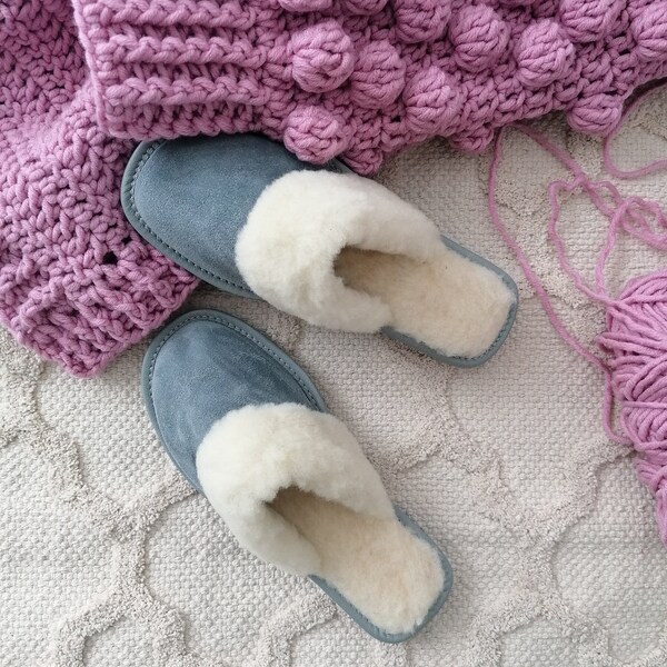 Wool Slippers - Etsy