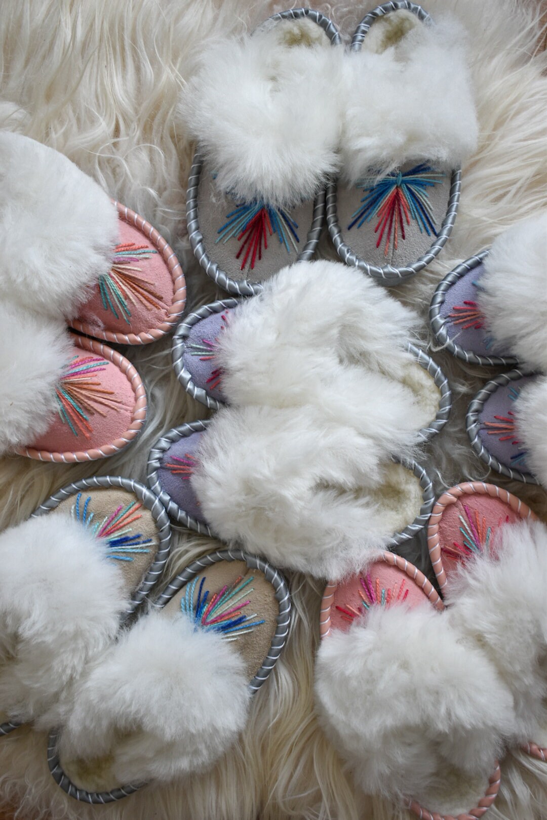 Kids Sheepskin Mule Slippers LUCKY DIP - Etsy