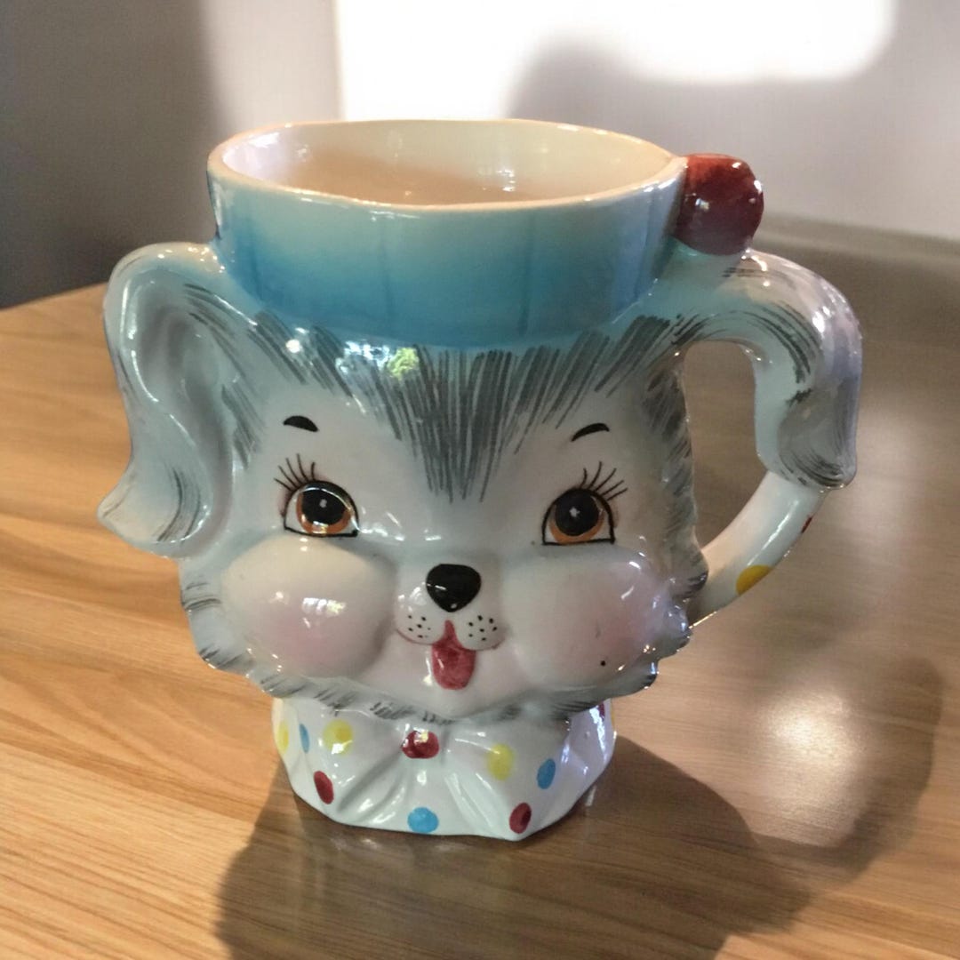 ESD Lefton Rare Cute Puppy Pal Mug Japan MR21246 - Etsy
