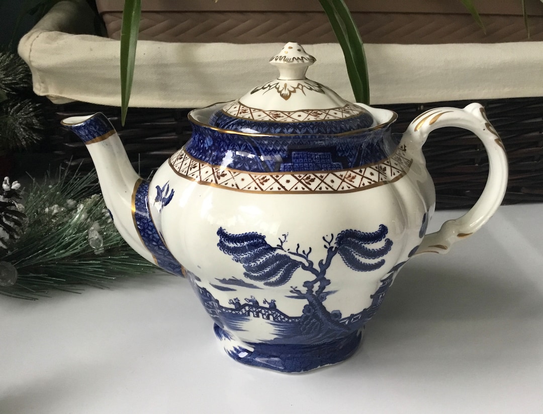 Booths Real Old Willow A8025 Teapot - Etsy