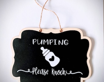 Pumping Door Sign | Etsy