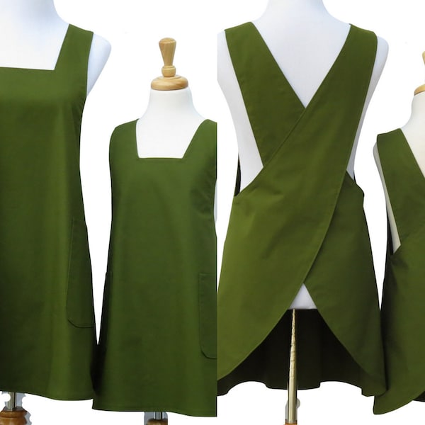 Cross Back Apron - Etsy