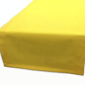 Solid Yellow or Orange Table Runner in 9 Length Options - Etsy