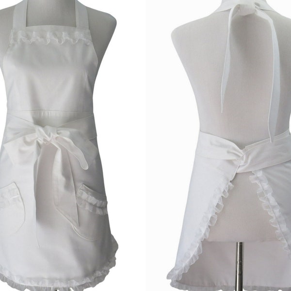 Ruffled Apron - Etsy