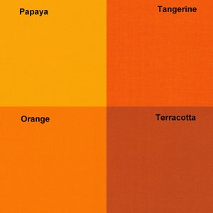 Solid Yellow or Orange Table Runner in 9 Length Options - Etsy